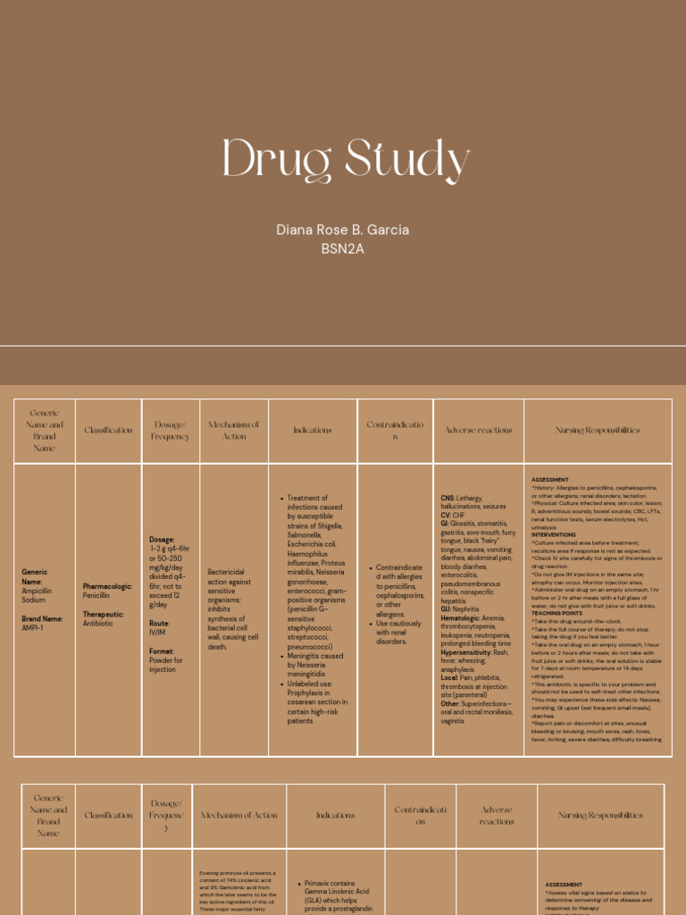 Evening Primrose Oil Drug Study | PDF