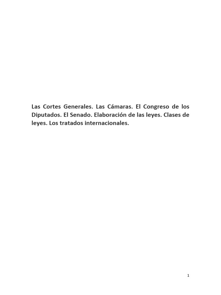 Las Cortes Generales Descargar Gratis Pdf Cortes Generales Legislador 3184
