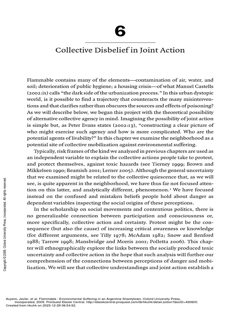 Flammable Environmental Suffering in An Argentine ... - (6 Collective ...