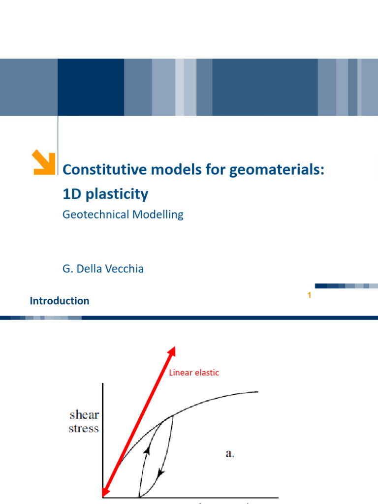 1D Plasticity Models for Geomaterials | PDF | Plasticity (Physics ...