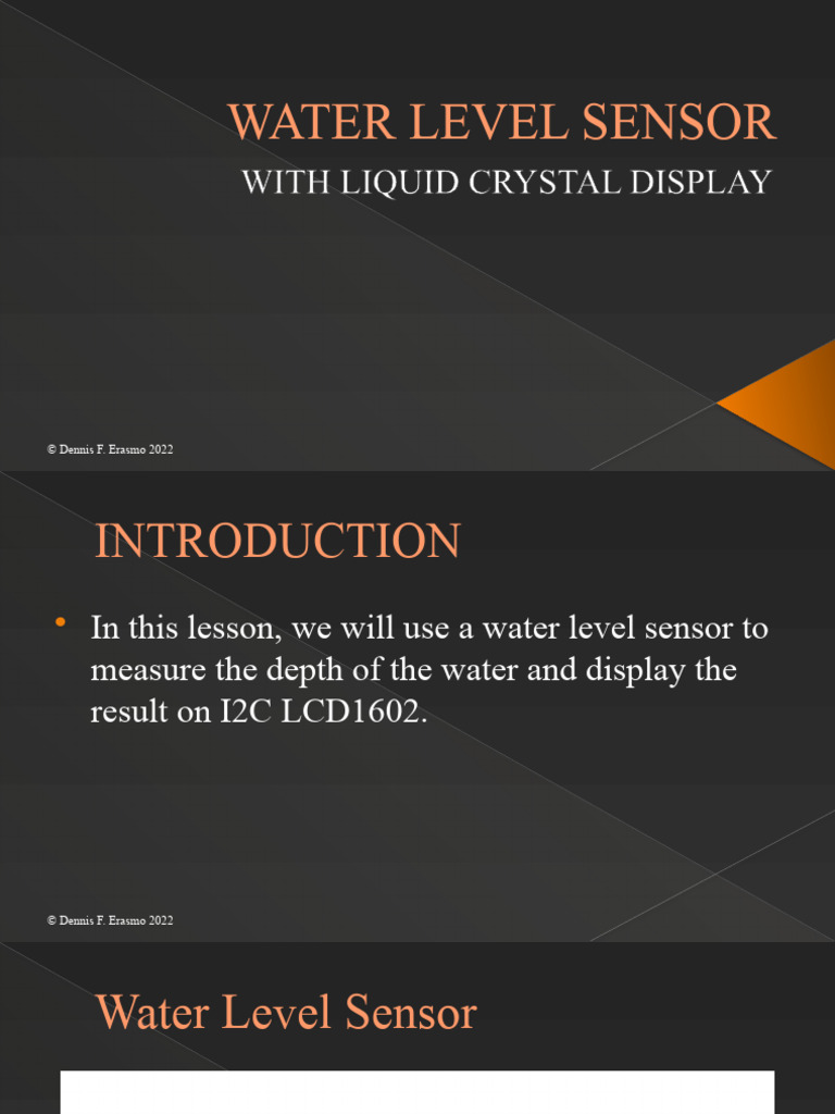 Water Level Sensor | PDF