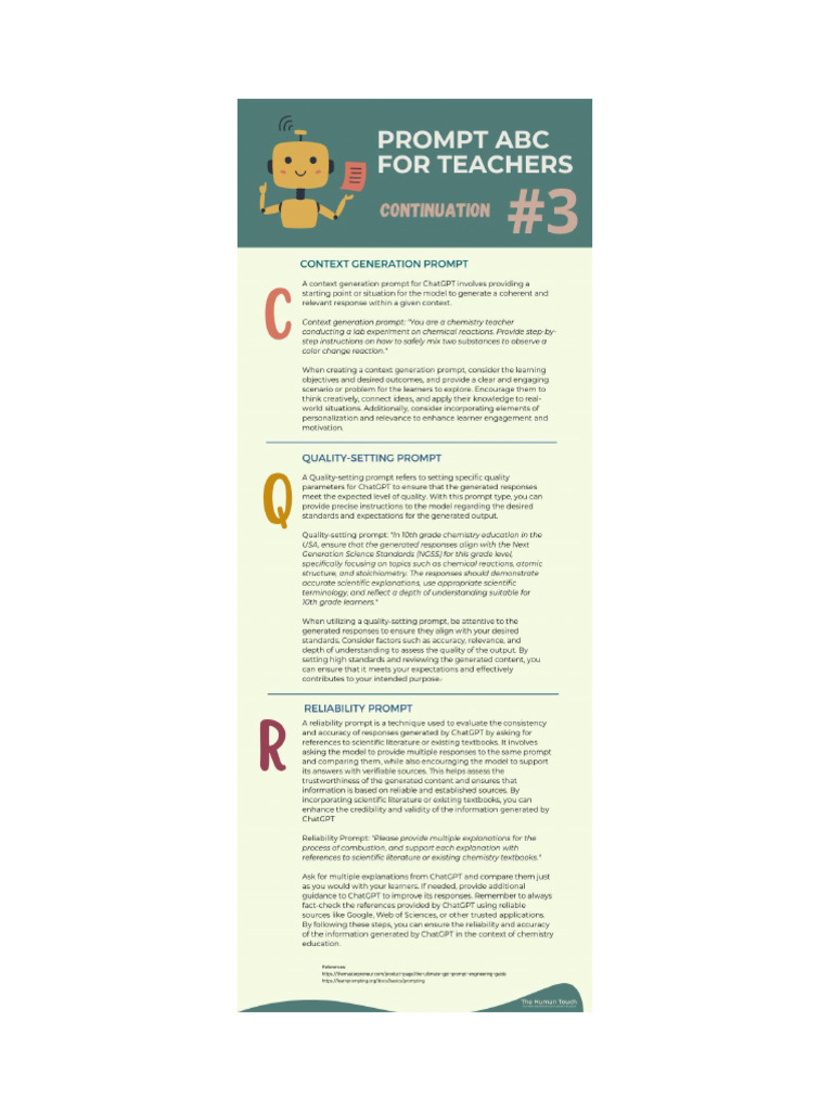 ChatGPT For Teachers 3 | PDF