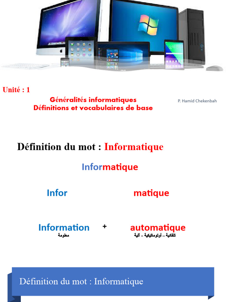 Généralités informatiques-DESKTOP-1-2 | PDF | Informatique | Informations