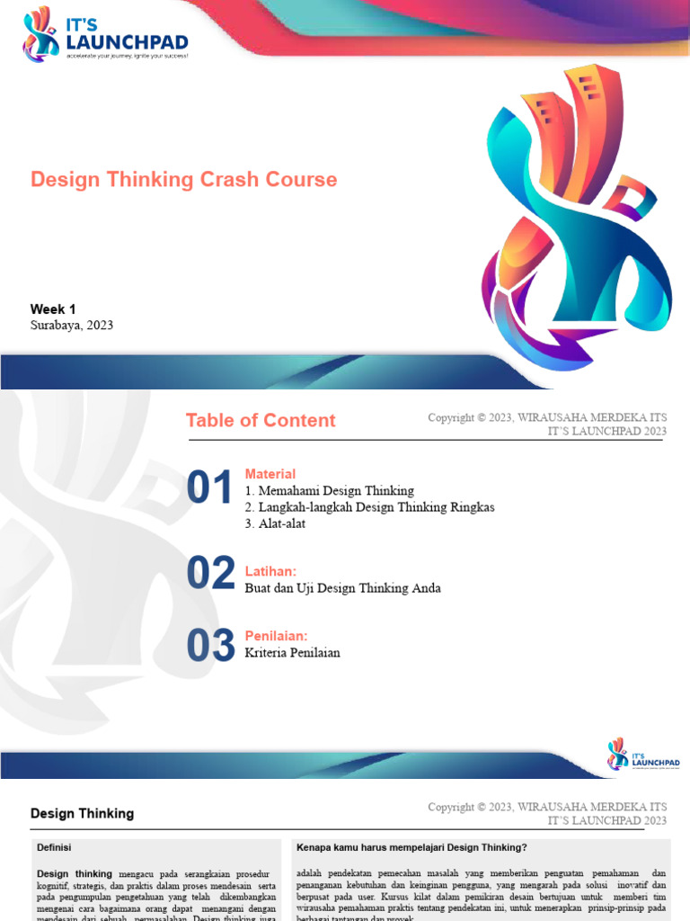 Week 1 - Design Thinking Crash Course | PDF