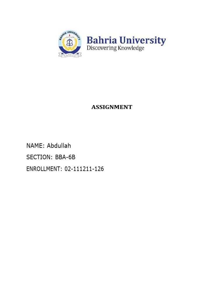 Ecom Assignment | PDF