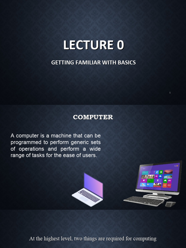 Ch01. Intro To Comupter | PDF | Personal Computers | Computer Hardware Ch01. Intro To Comupter | PDF | Personal Computers | Computer Hardware