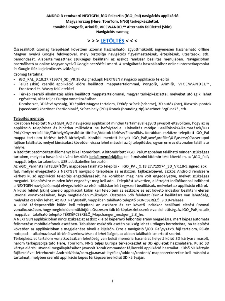 Nextgen Pal Kalos Csomag | PDF