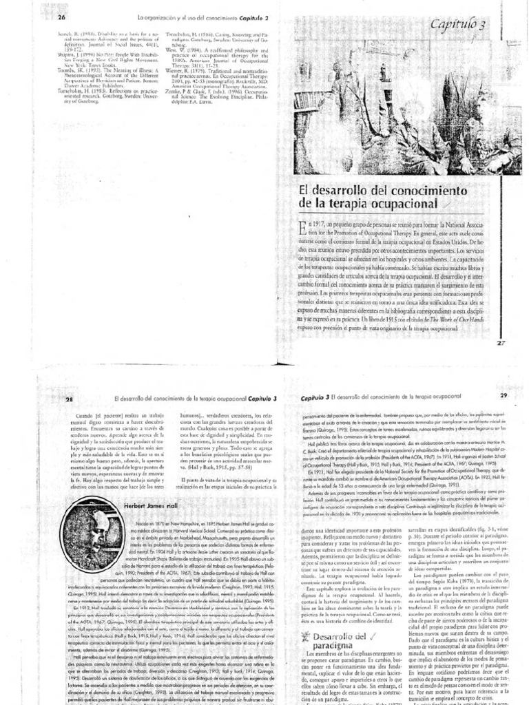 Fundamentos - Kielhofner - Capítulo 3 | PDF