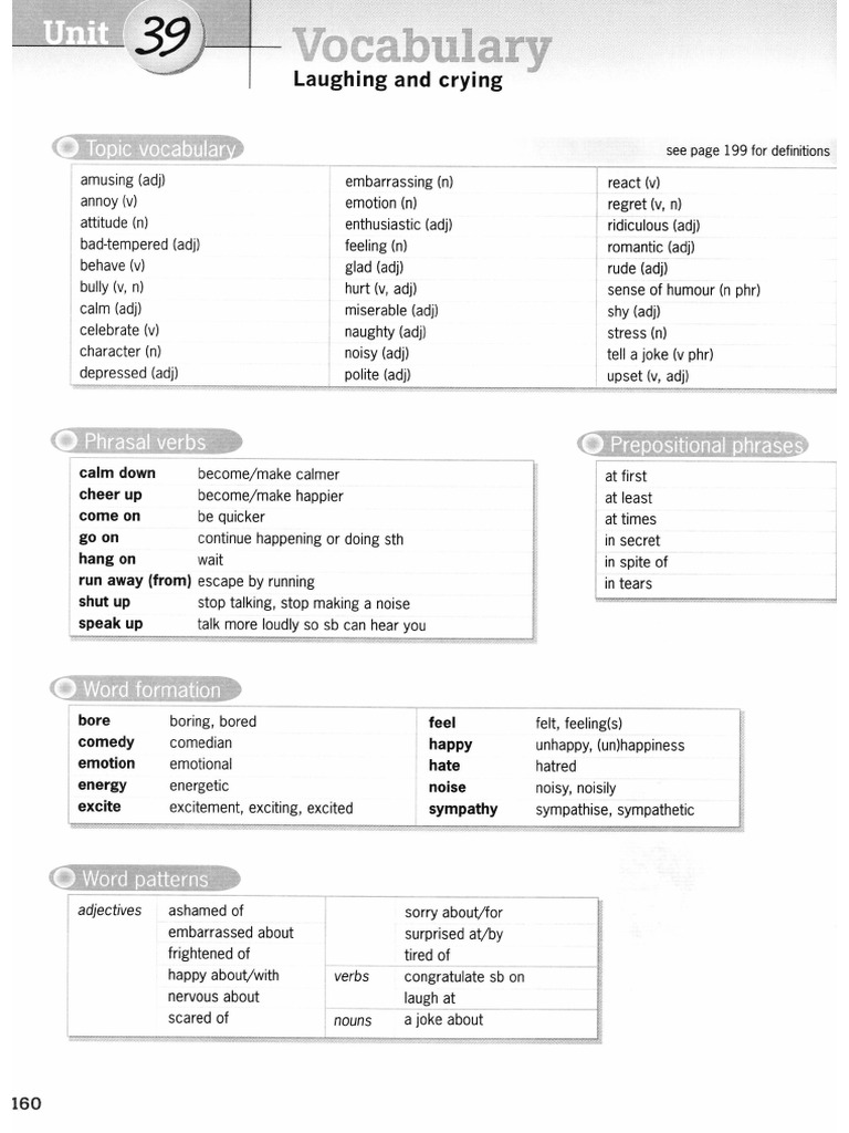 Unit 39 Laughing and Crying | PDF