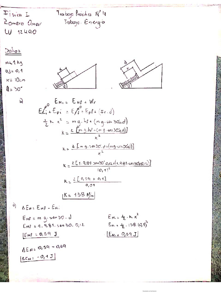 Romeroomar TPN°4 FisicaI | PDF