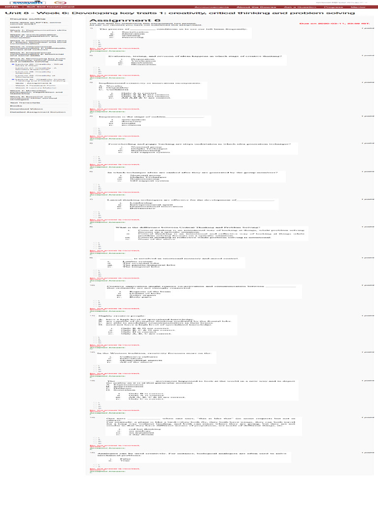 Soft Skill Week | PDF