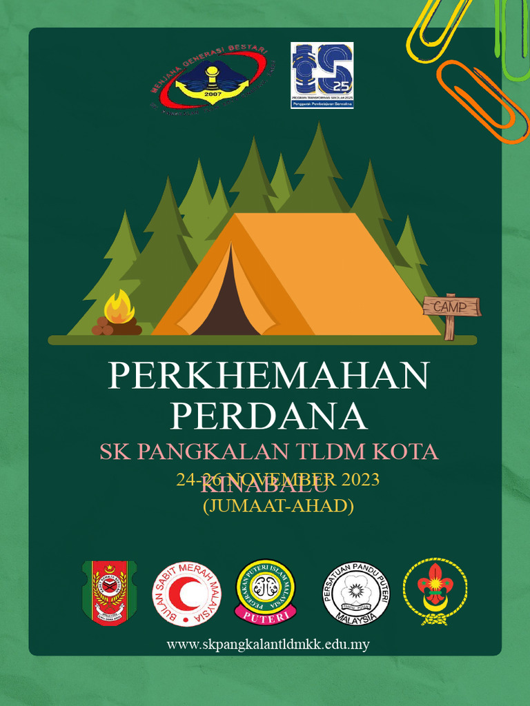 Buku Program Perkhemahan Perdana SKTLDM 2023 | PDF