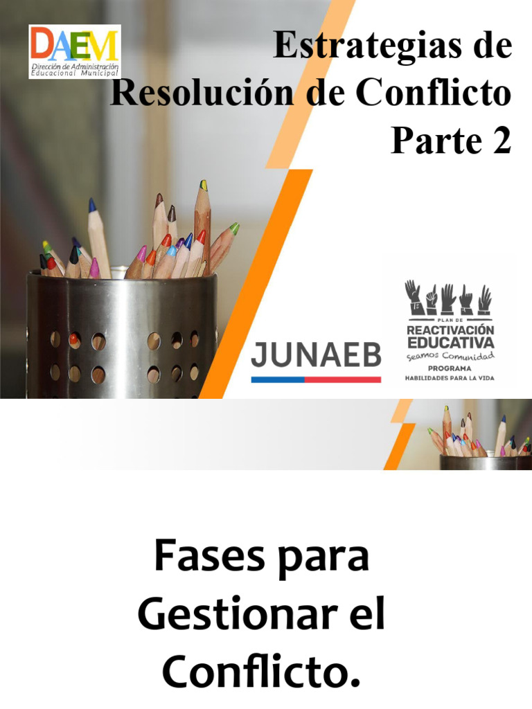 Estrategias de Resolución de Conflictos 2 | PDF