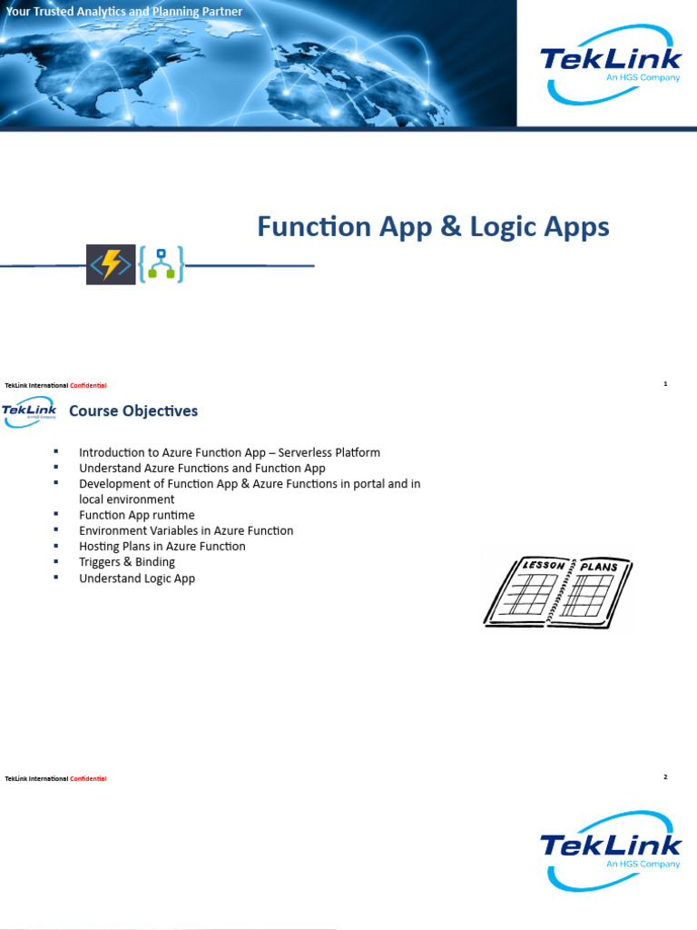 Azure Training TFT - Function App & Logic App | PDF | Control Flow ...