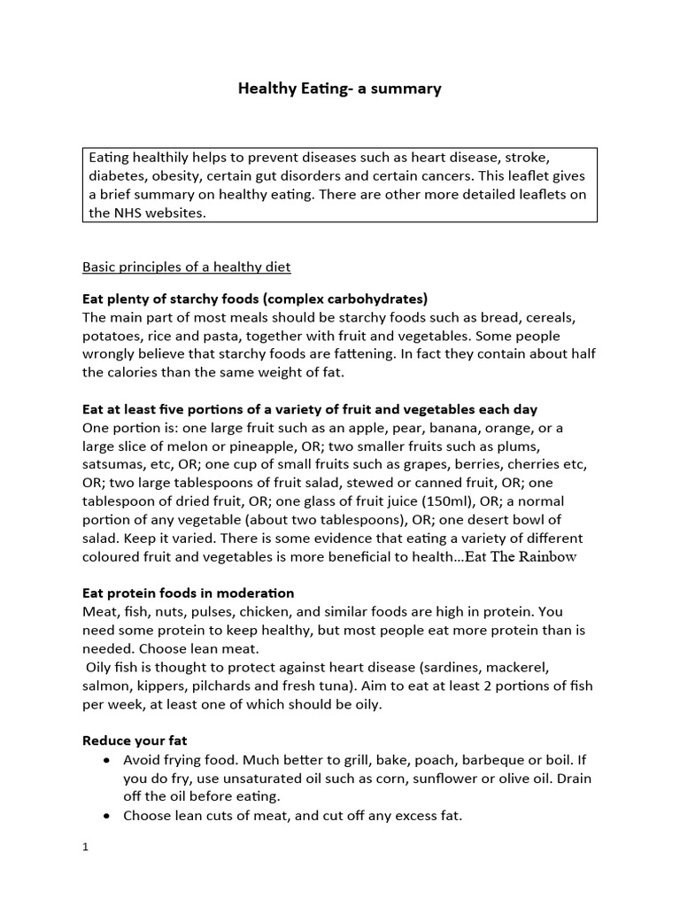 Healthy Eating & Exercise Guide | PDF | Fat | Healthy Diet