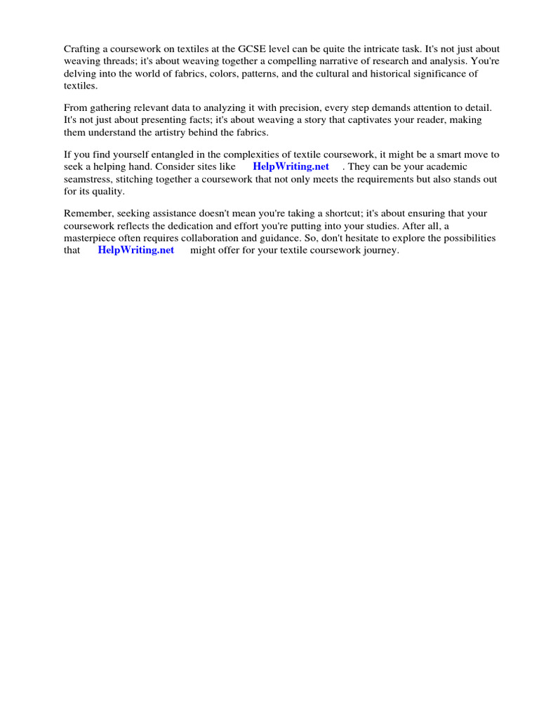 Textiles Coursework Gcse Research Analysis | PDF | Clothing | Patchwork