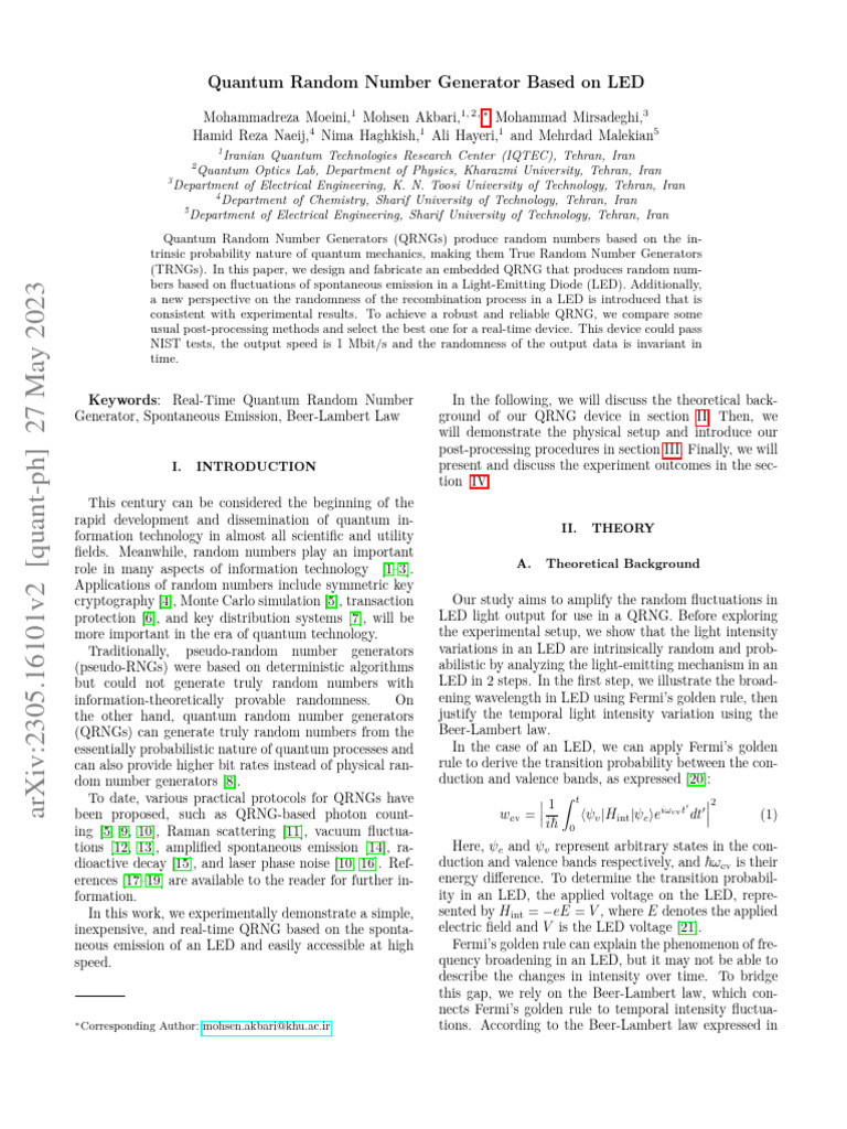 Base Paper 1 Quantum | PDF | Photon | Electron