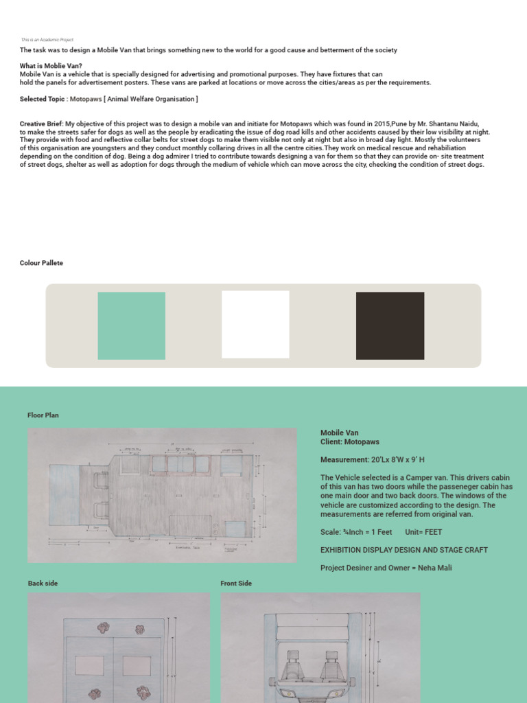 Mobile Van Design | PDF | Van | Manufactured Goods