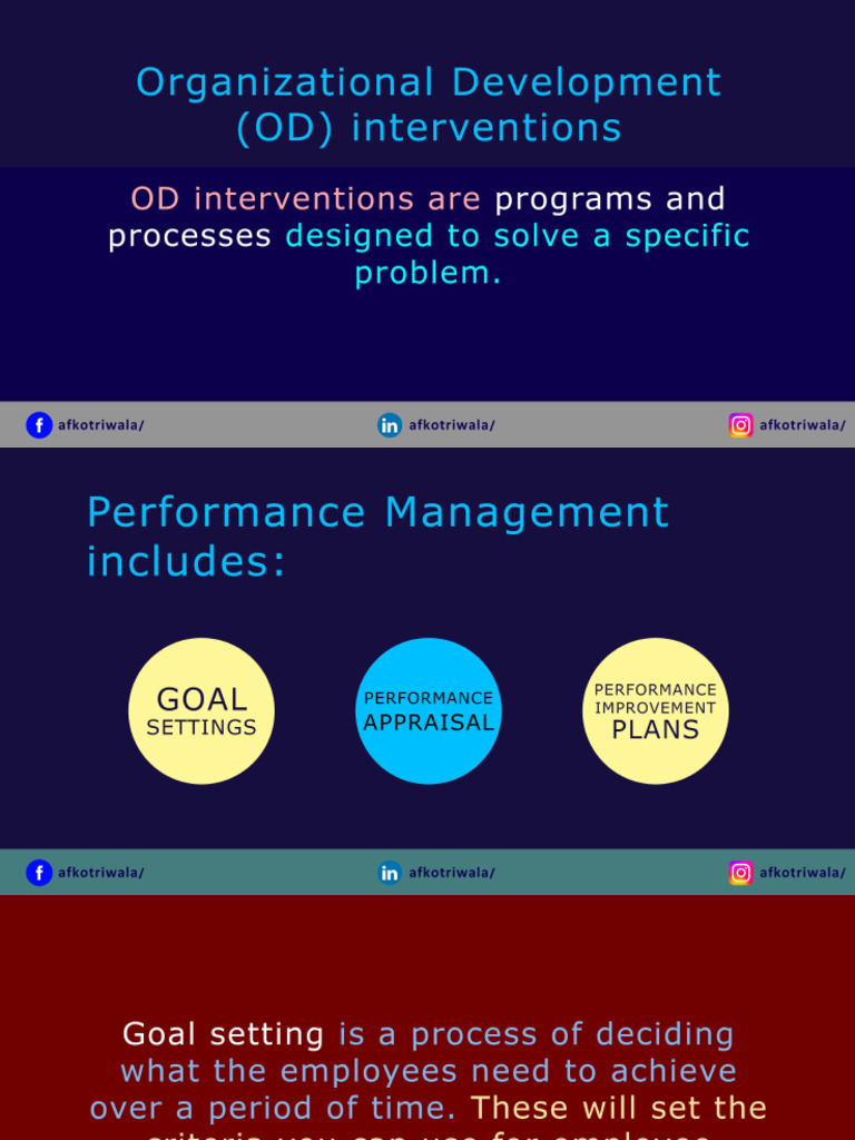 Organizational Development (OD) Interventions | PDF