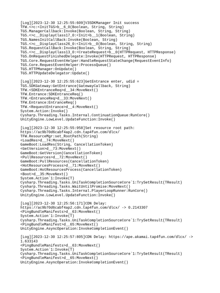 Cysharp SDK Initialization Log | PDF | Computers | Technology & Engineering