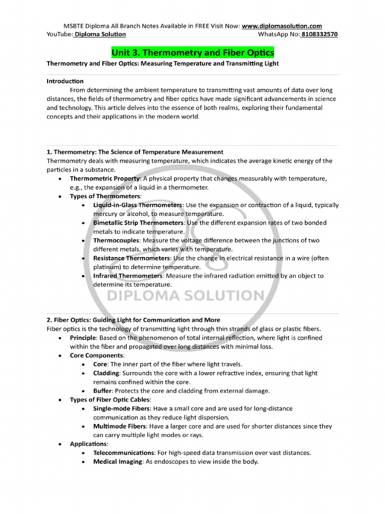 Basic Science 3 | PDF