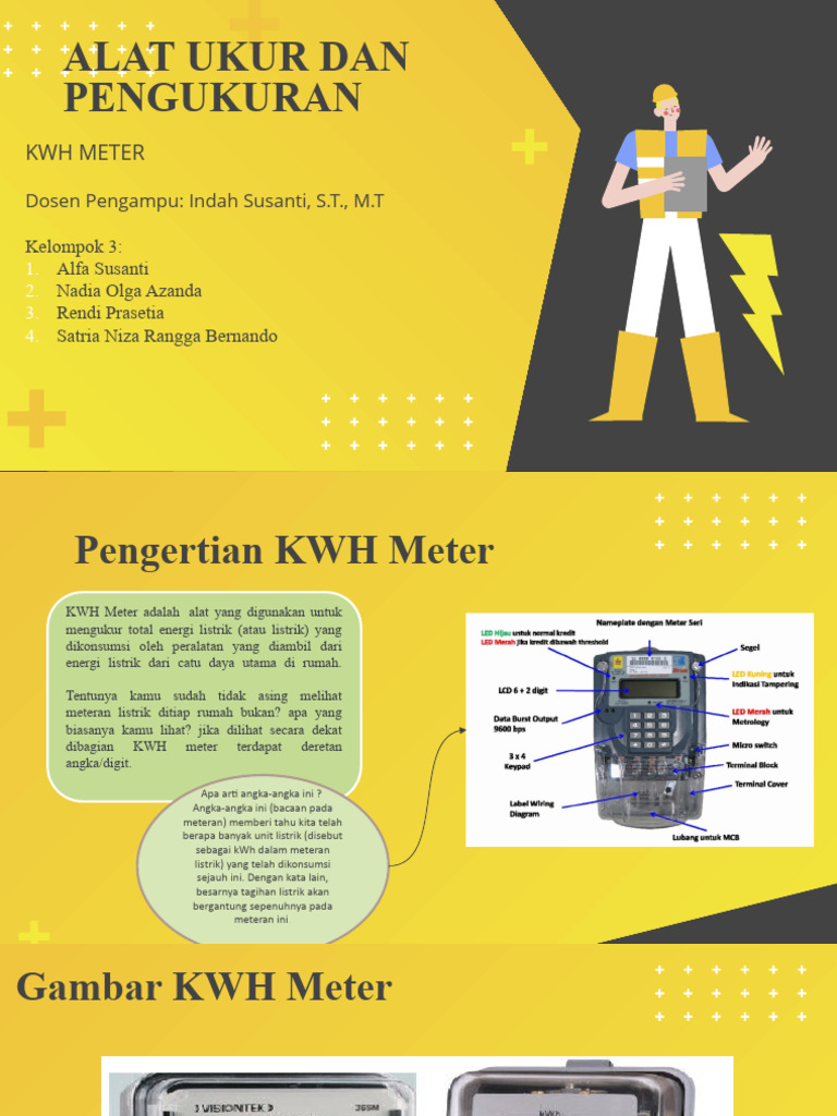 ALAT UKUR PENGUKURAN KELOMPOK 3 1LD (KWH Meter) | PDF