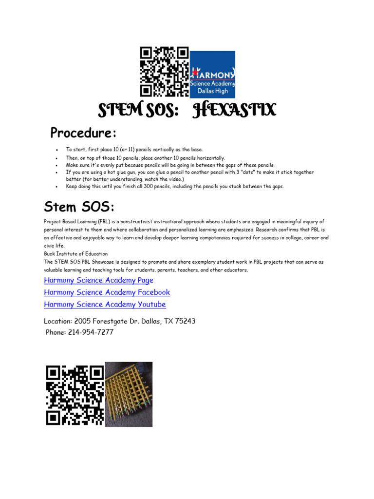 Stem Sos Hexastix 1 | PDF