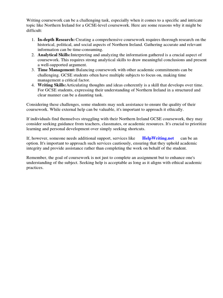 Northern Ireland Coursework Gcse | PDF | Northern Ireland | Provisional ...