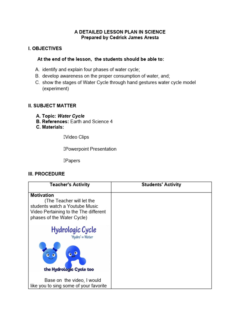 Water Cycle 2 | PDF