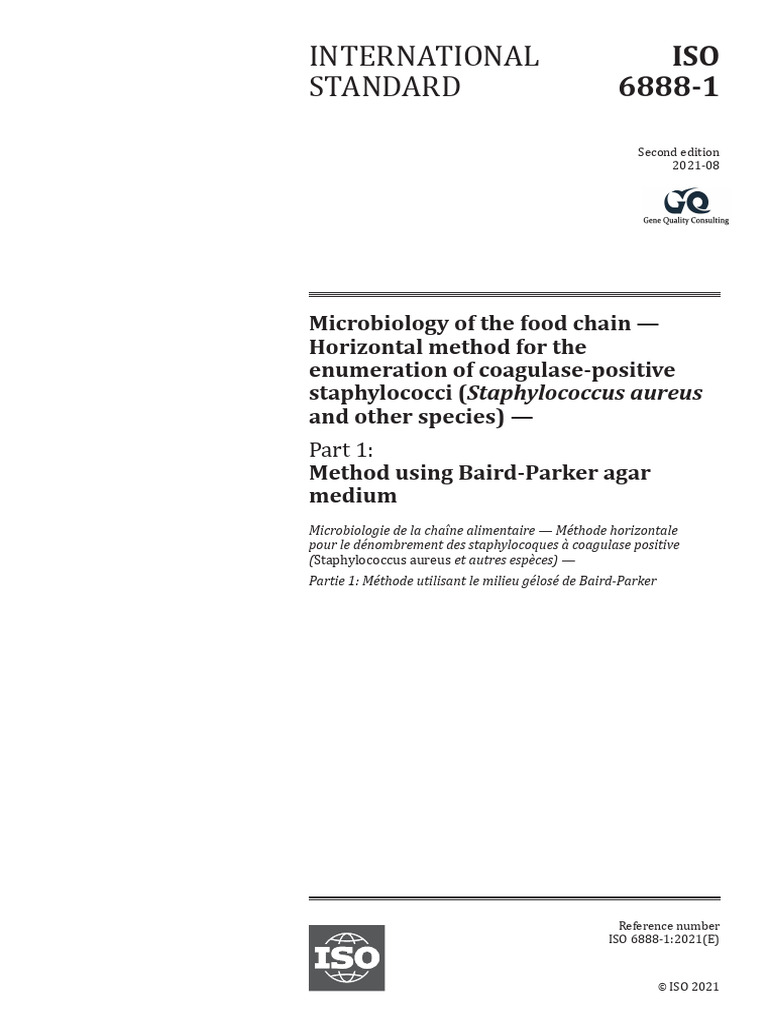 ISO-6888-1-2021 (Cambios de Forma Resaltados) | PDF | International Organization For ...