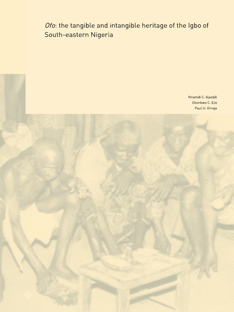 08 Ofo - Igbo Heritage IJIH Vol15 ENG | PDF