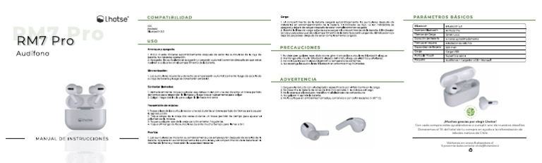 Manual Rm7 Pro Listo | PDF | Estilo de vida