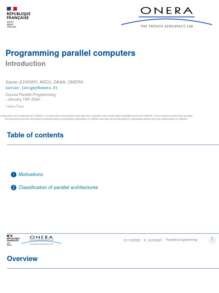 Cours 1 | PDF | Cpu Cache | Parallel Computing