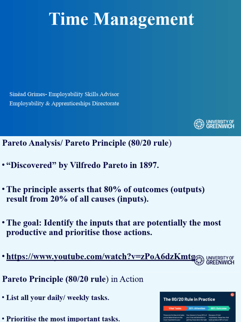 Time Management | PDF | Time Management | Professional Skills