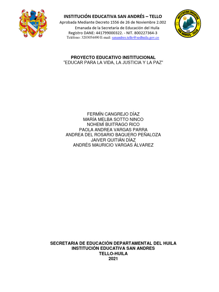 Marco General PEI (Actualizado 2021) | PDF | Pedagogía | Plan de estudios