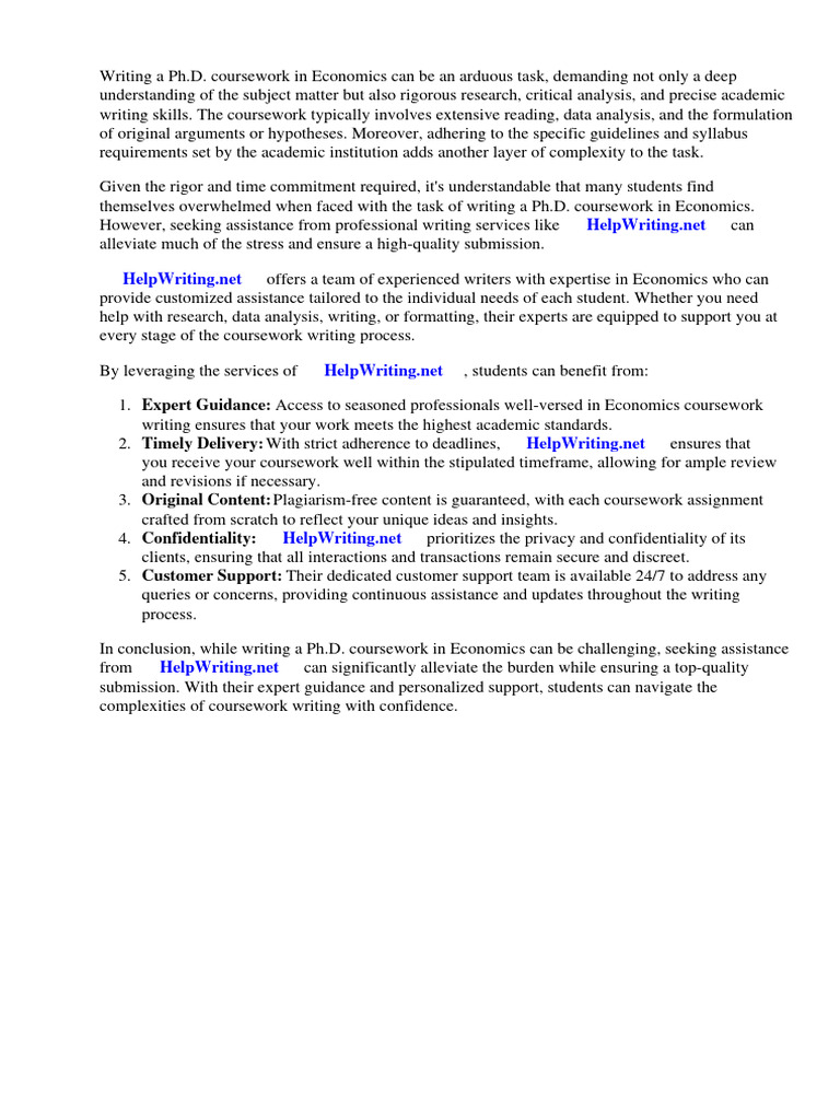 PHD Course Work Syllabus Economics | PDF | Economics | Demand