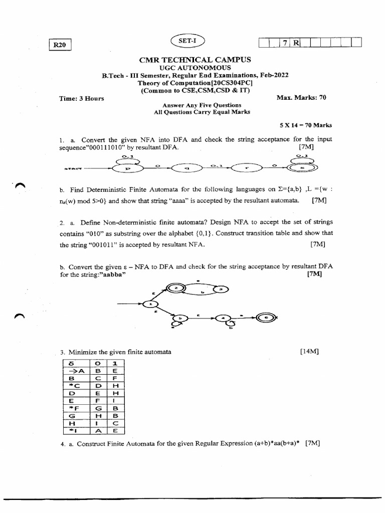 Theory of Computation | PDF
