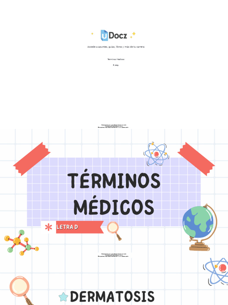 Terminos Medicos Let 334083 Downloadable 4165381 | PDF | Epidemiología ...