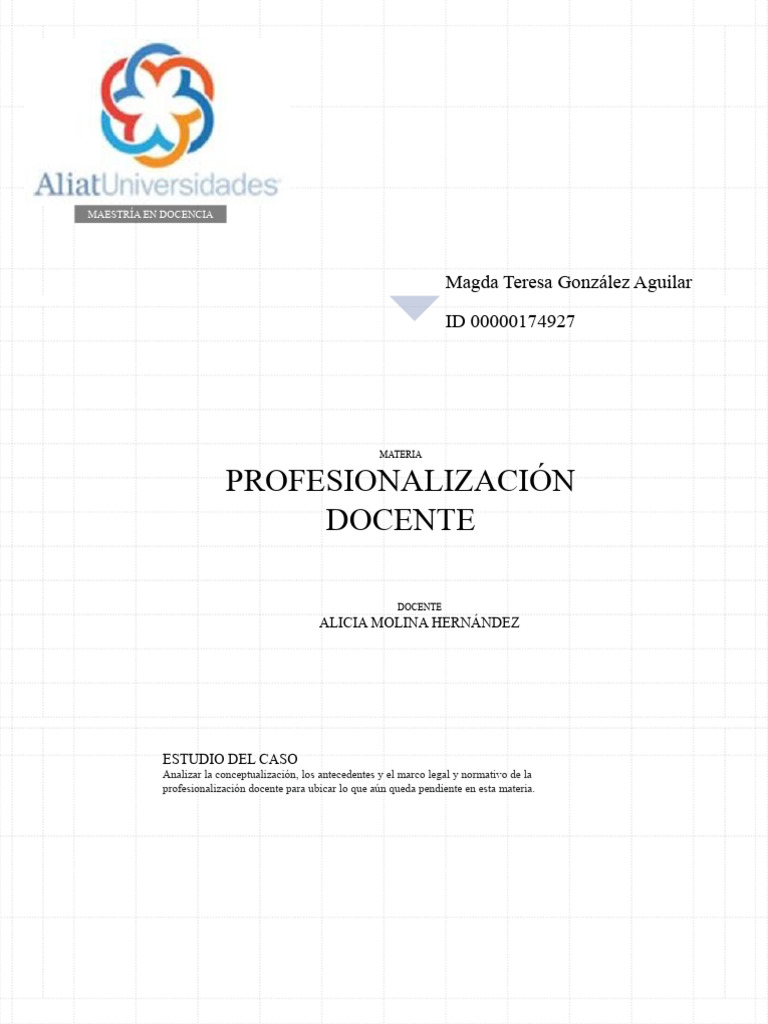 Profesionalización Docente | PDF | Maestros | Enseñando