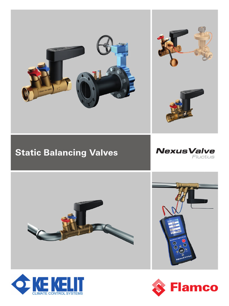 Balancing VALVES | PDF | Valve | Thermostat