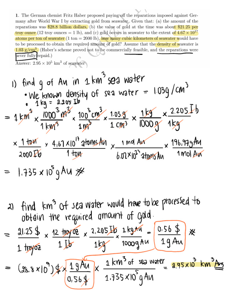 Calculating Gold from Seawater Analysis | PDF | Seawater | Hydrography