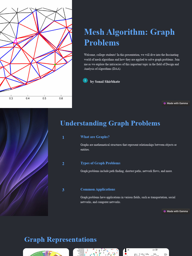 5 Share Mesh Algorithm Graph Problems Pdf Graph Theory Matrix Mathematics 