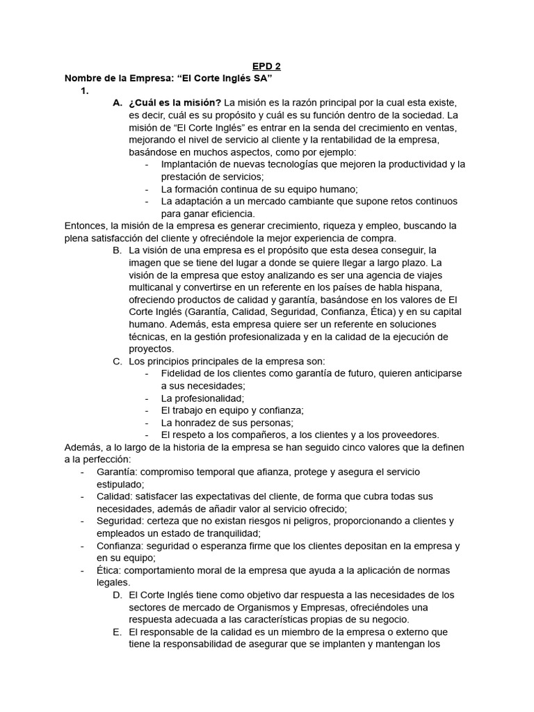 Epd 2 | PDF | Calidad (comercial) | Business