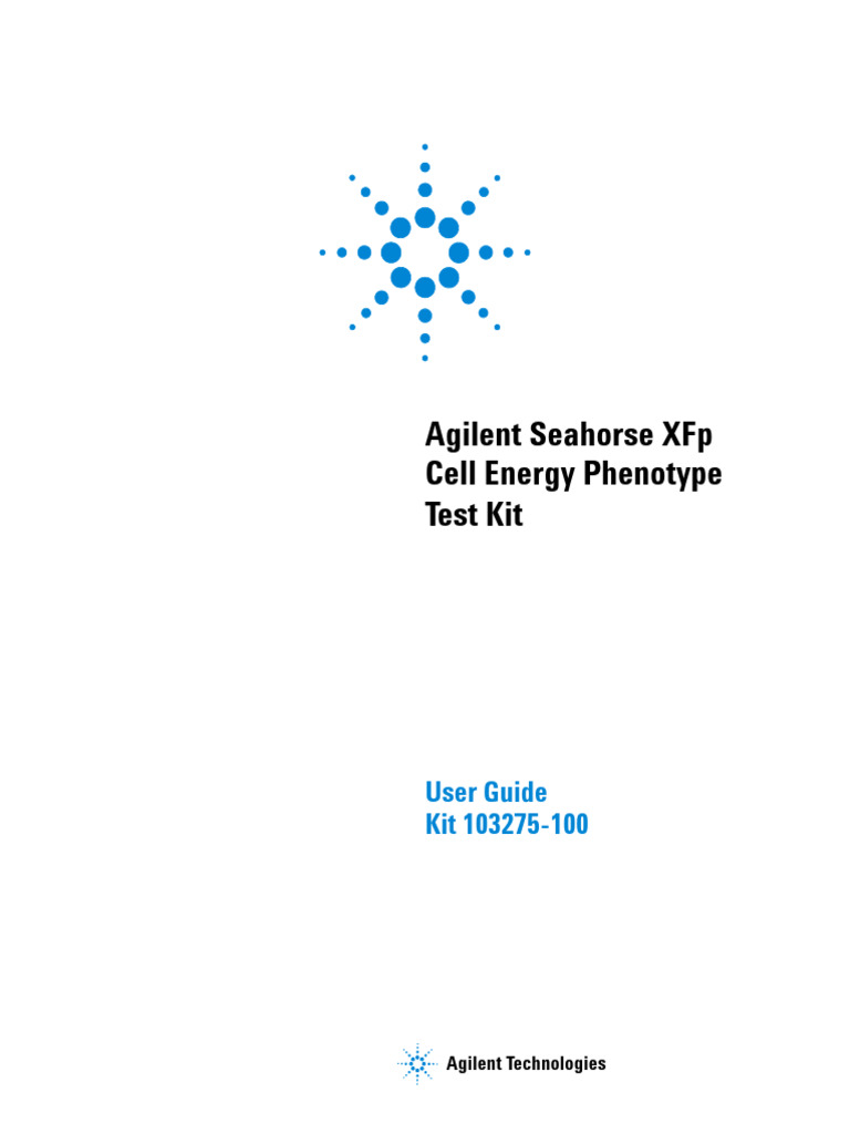 XFP Cell Energy Phenotype Test Kit User Guide | PDF | Mitochondrion ...