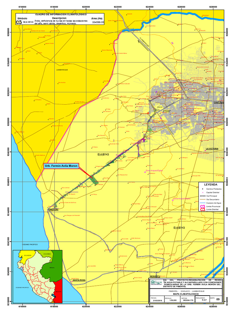 Anexo #09 Mapa Climatologico | PDF | América del Sur | Perú