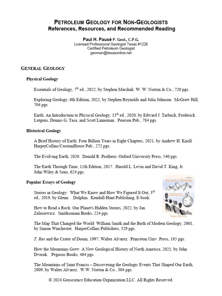 Petroleum Geology Resources Guide | PDF | Petroleum Geology | Petroleum