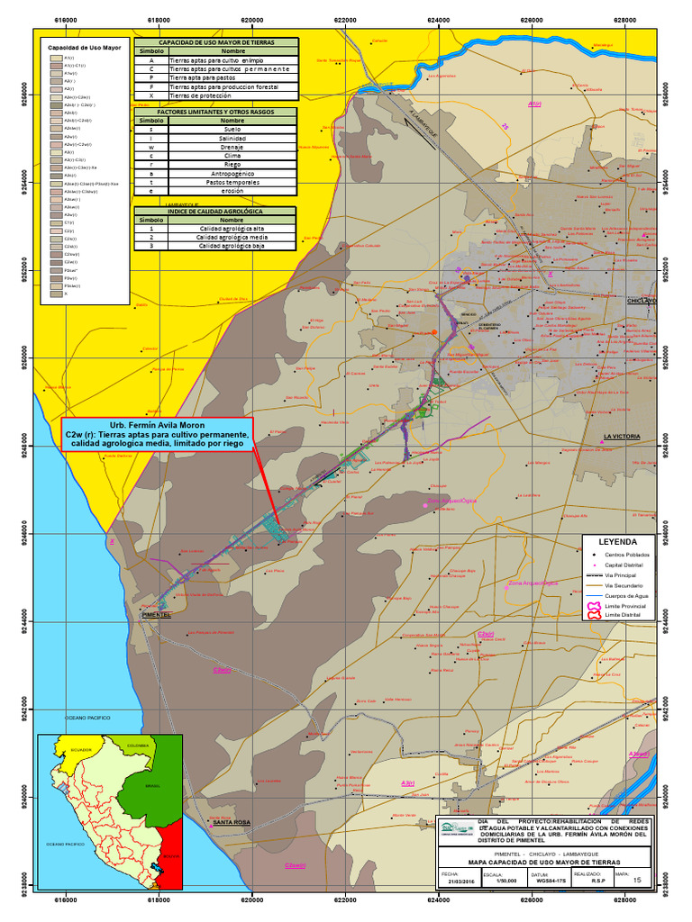 Anexo #15 Mapa Capacidad de Uso Mayor | PDF | Comunidad andina | América del Sur