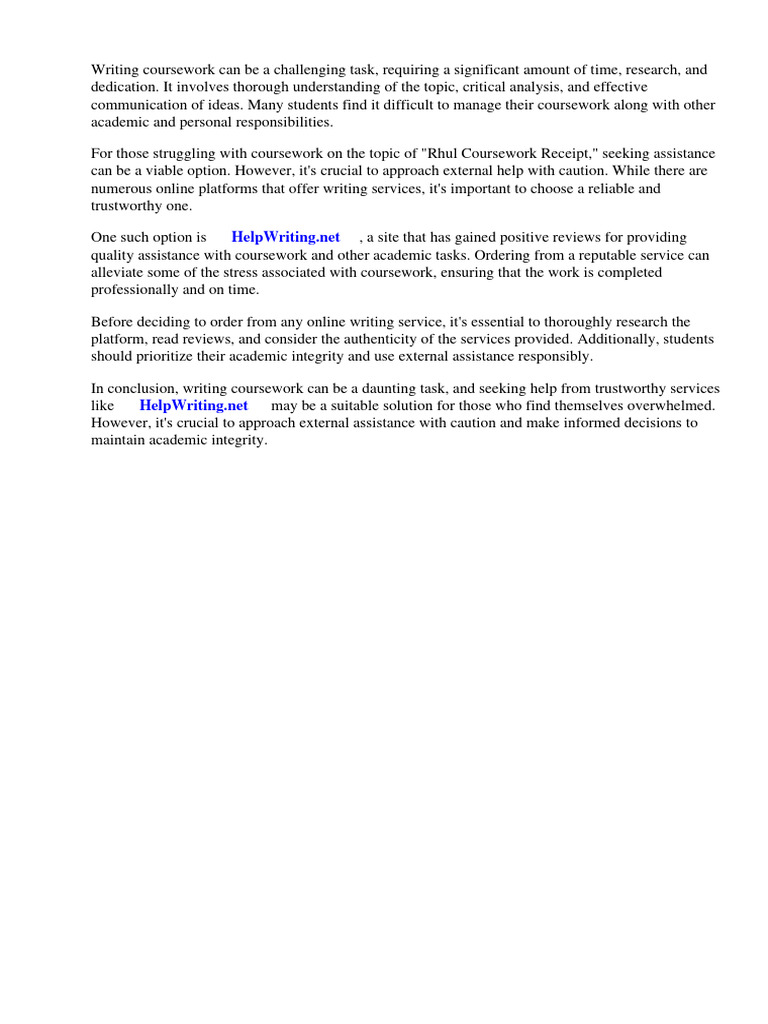 Rhul Coursework Receipt | PDF | Computing