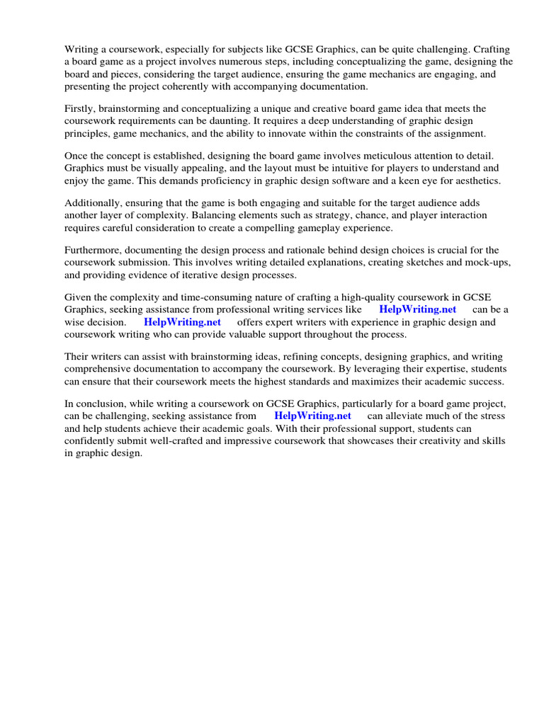 Gcse Graphics Coursework Board Game | PDF | Graphic Design