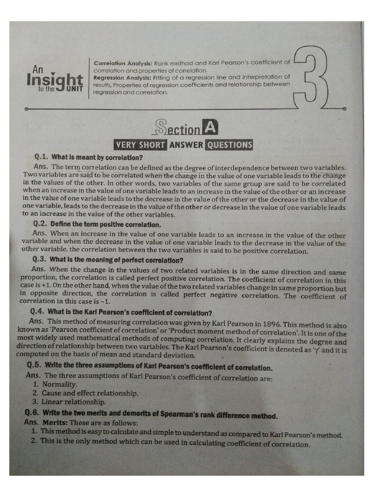 Business Statistics Unit 3 | PDF